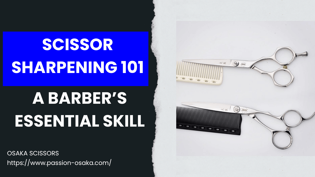 barber scissors sharpening