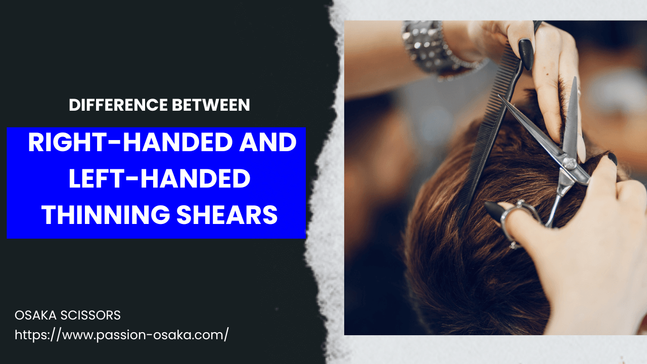 Left-Handed Thinning Shears for Professional Hairstylists